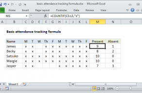 Excel COUNTIF function | Exceljet